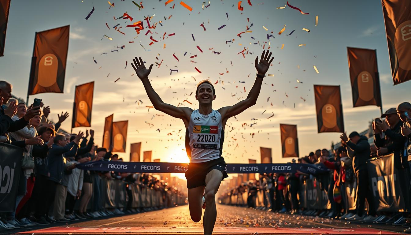 Marathon Winner Sets New Record Time Triumph | Angolora News